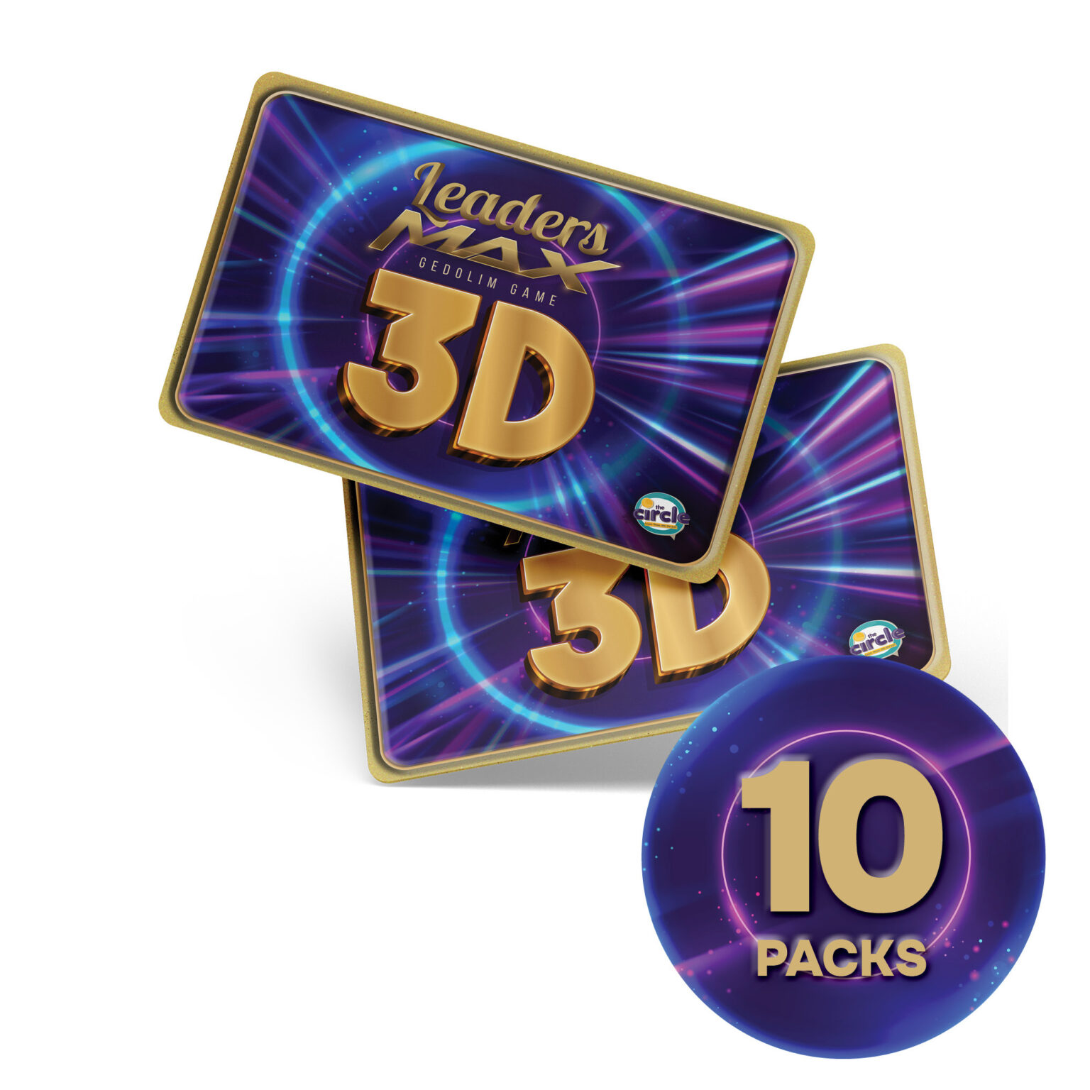 New! LeadersMax 3D cards-10 pack - The Circle